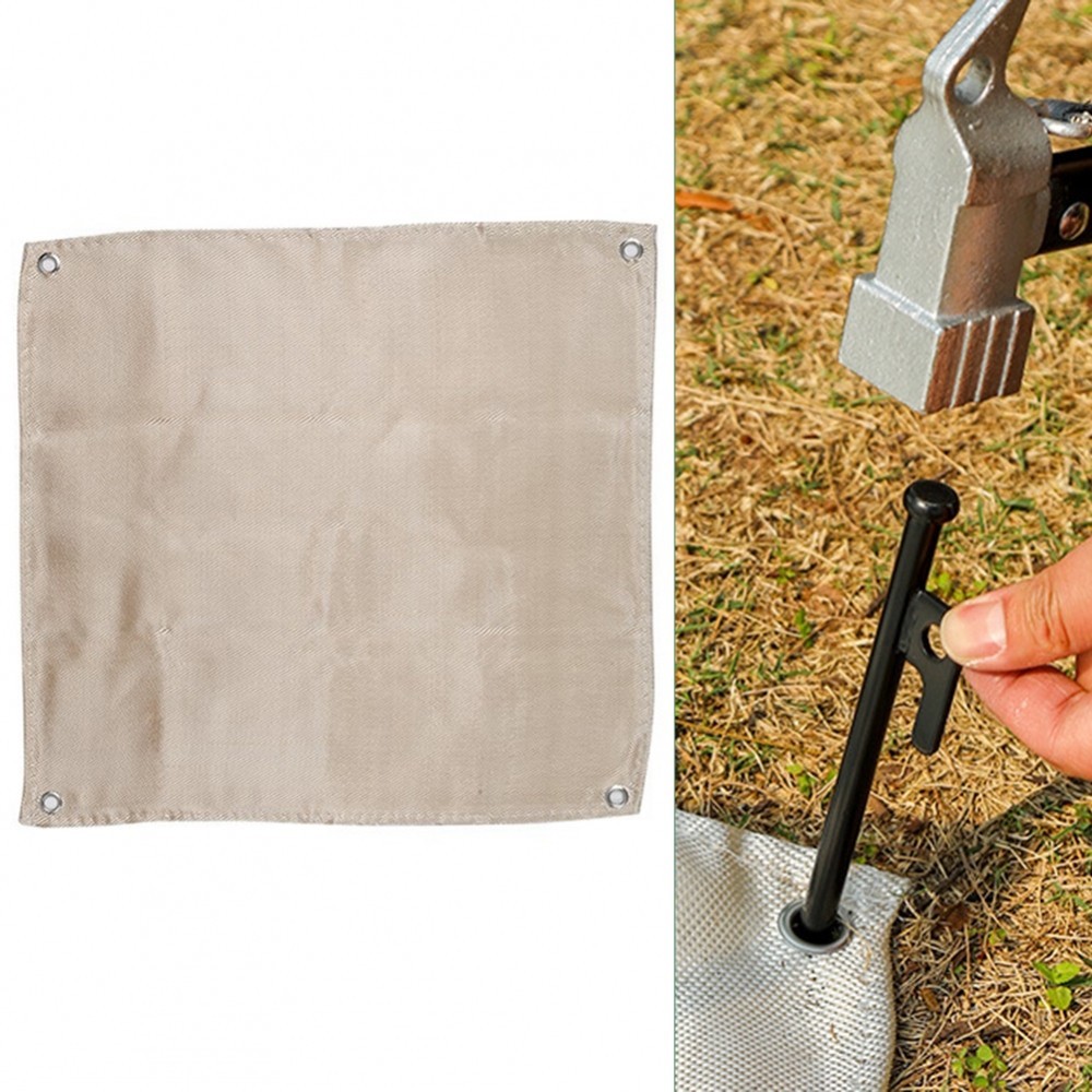 Heat Shielding BBQ Ground Protector with Fireproof Glass Fiber Material ...