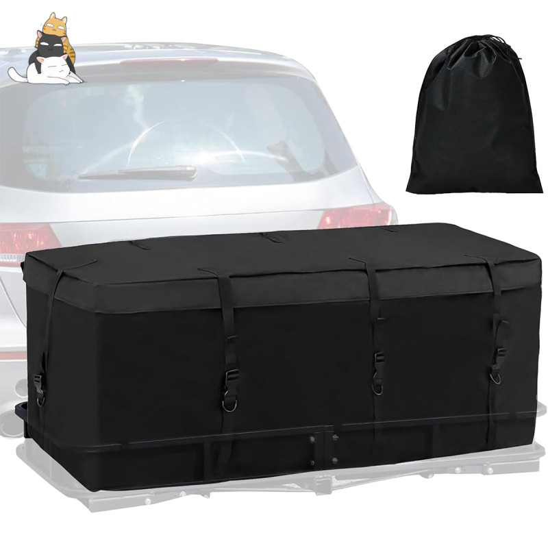 2-in-1 Car Roof Box Heavy Duty with Buckles, Durable Roof Case, Car ...