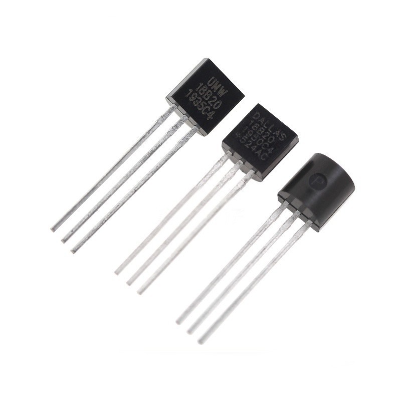 DS18B20 TO-92 temperature sensor temperature acquisition programmable ...