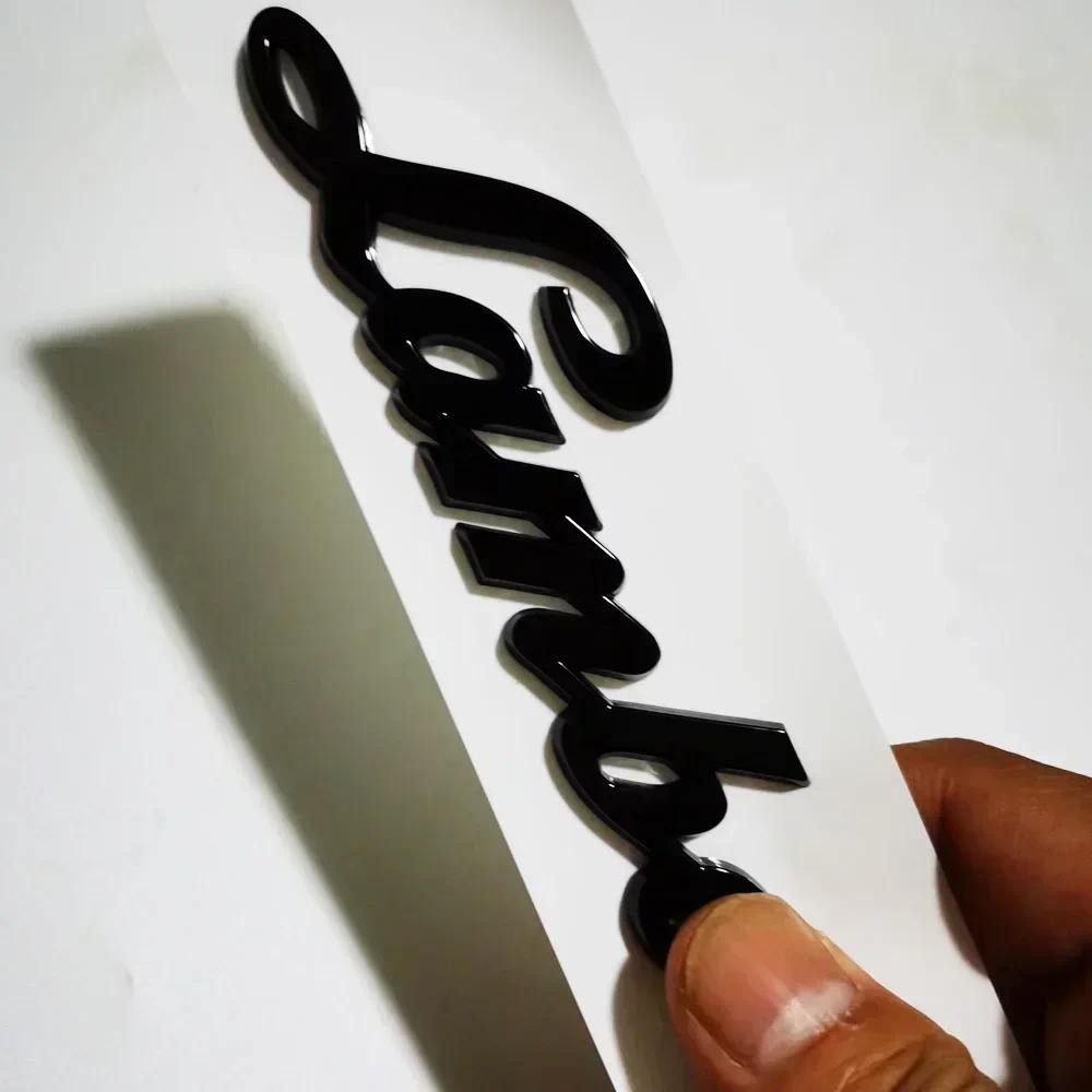 Car Rear Emblems For Lamborghini Sticker Black Lamborghini Badge ...