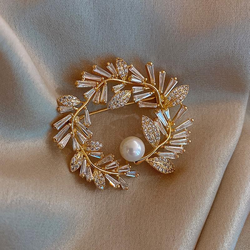 Pearl Brooch High-End Female High-End Corsage 2025 New Style Mori Style ...