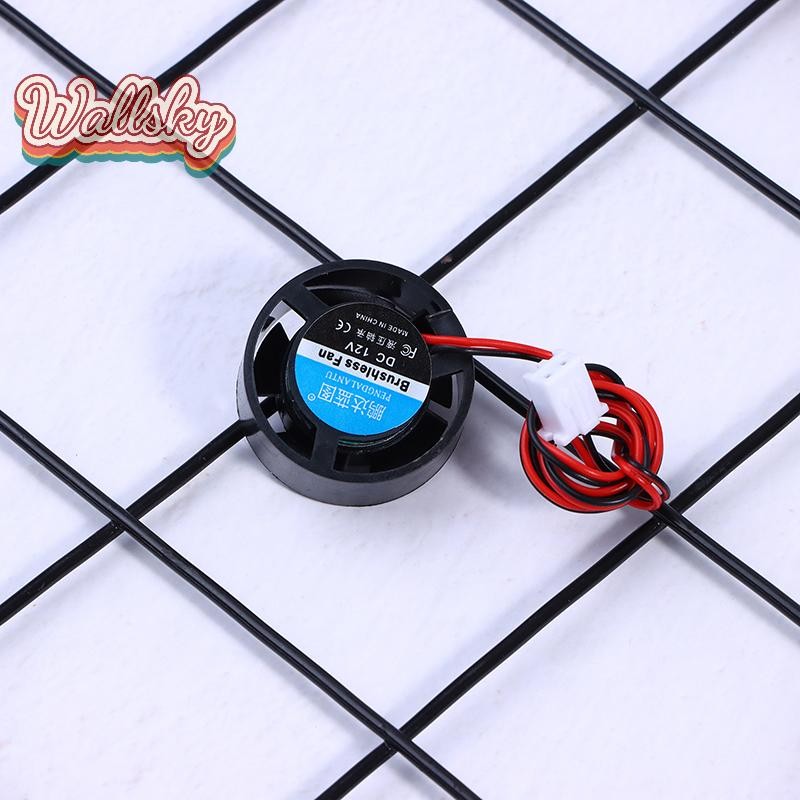 Wallsky> Mini 2510 25*10MM DC 5V 9V 12V 24V Round 2-Pin Cooler ...