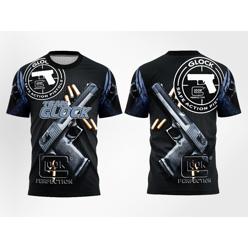 Glock T-Shirt for Men Team Glock Jersey New Design Full Sublimation ...