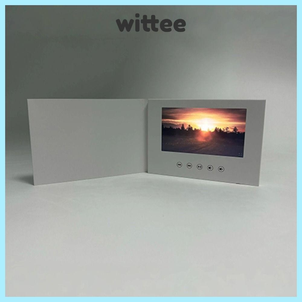 WITTEE Video Book Card, Lcd 7 Inchs Digital Frame, HD Multi Purpose ...