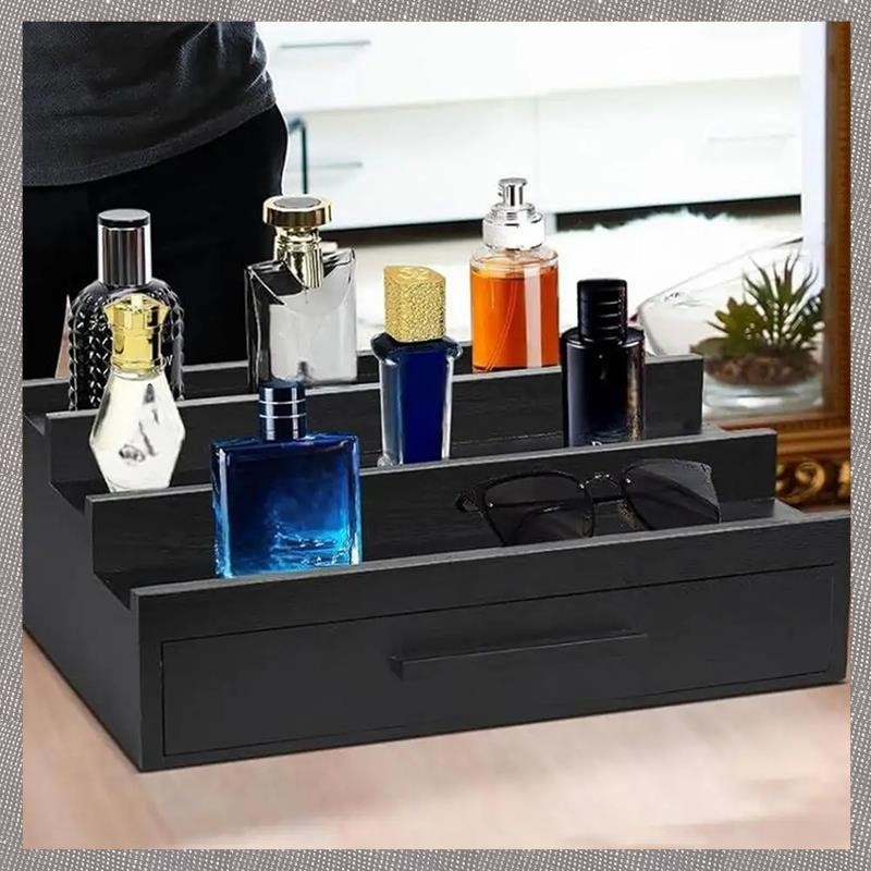 Perfume Organizer Tray Fragrance Rack Three-Layer Perfume Holder ...