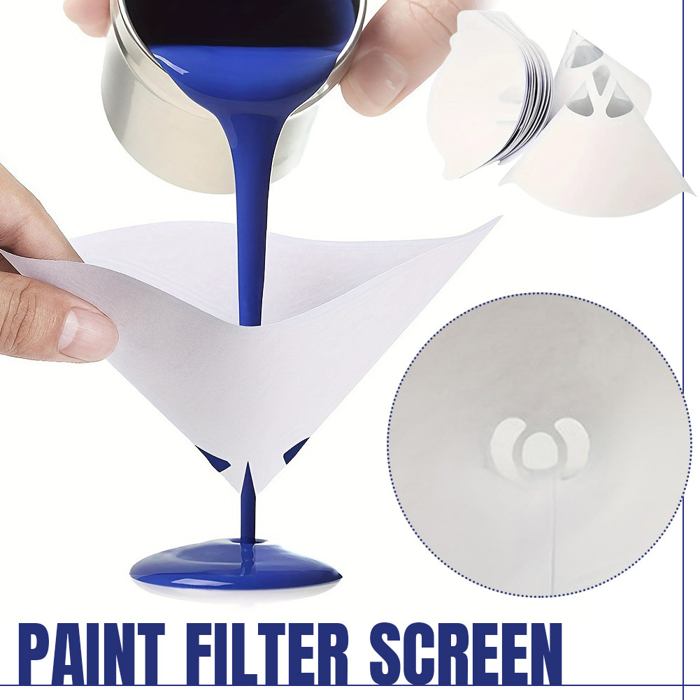50pcs Disposable Paint Strainers for Automotive and Wall Arts with Tips ...