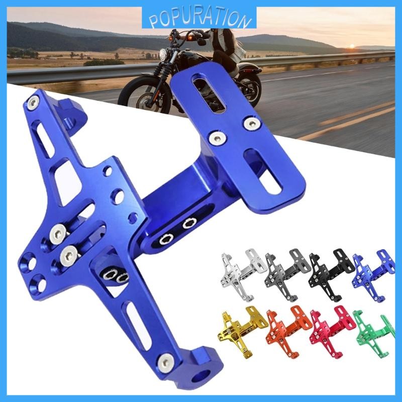 POP Motorcycle License Plate Mount Holder Bracket Number Plate Frame ...