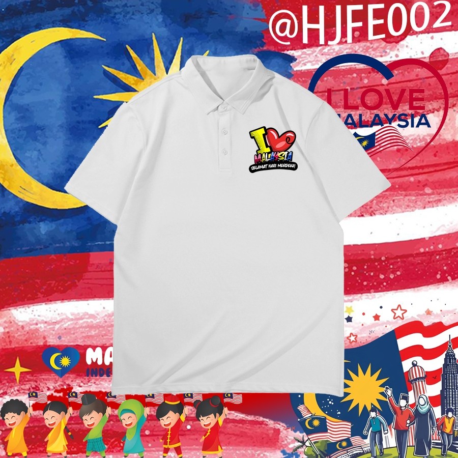Baju 2025 MERDEKA Polo Shirt National Day polo tee Men Women Unisex ...