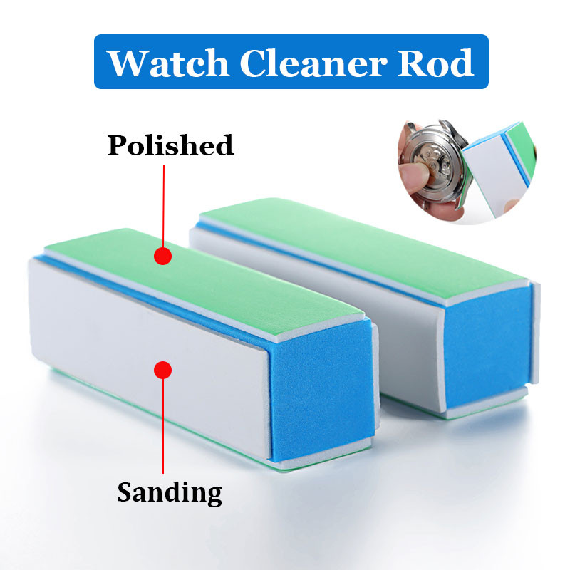 1/2/4pcs Polishing Sponge 4 Sides Watch Cleaner Rod Jewelry Watch ...