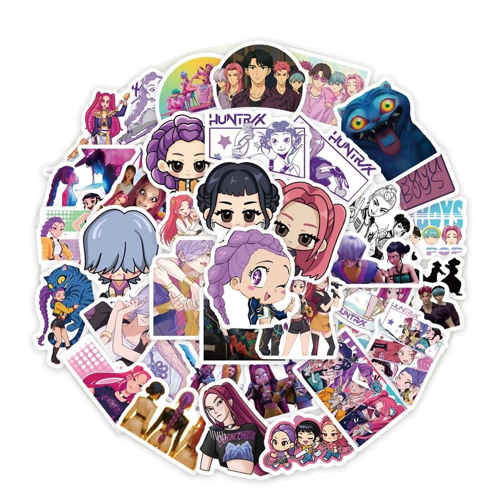 74pcs Kpop Demon Hunters Stickers Saja Boys Stickers DIY Notebook Phone ...