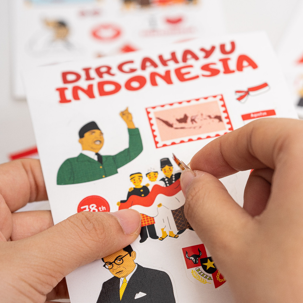 Republic of Indonesia Independence Day Scrapbook Stickers / Stickers 17 ...
