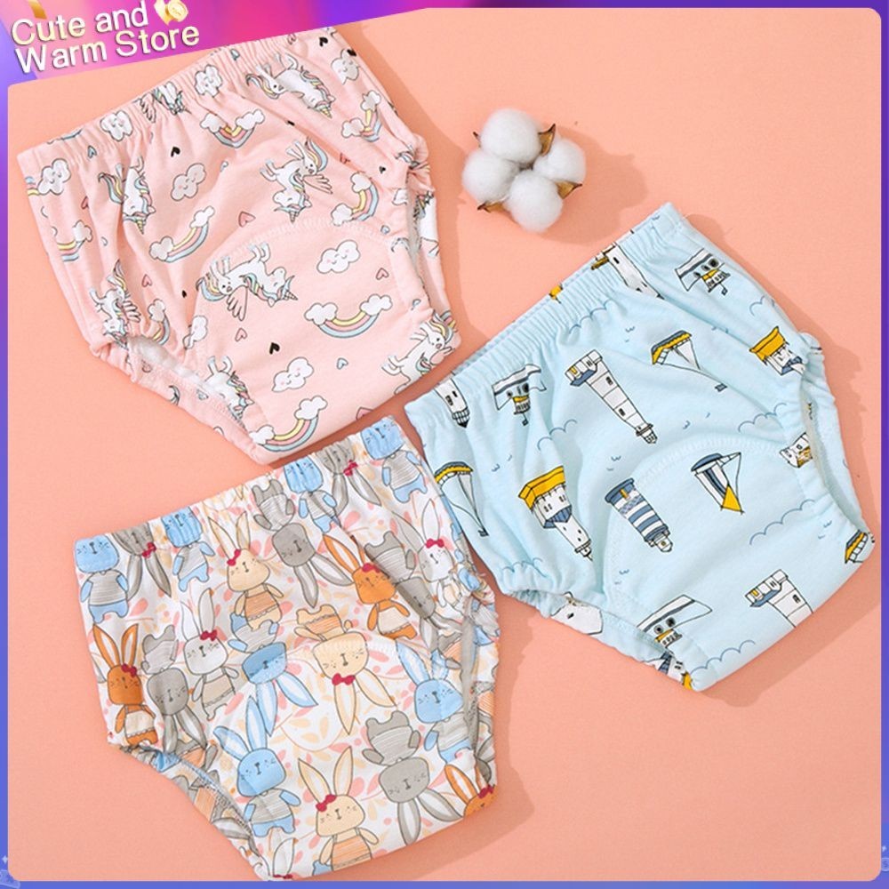 Baby 6 Layers Cotton Diaper Waterproof Reusable | Shopee Philippines