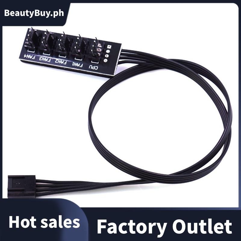 40cm 1 to 5 4-Pin Molex TX4 PWM Fan CPU HUB Splitter 4-Pin PWM Fan CPU ...