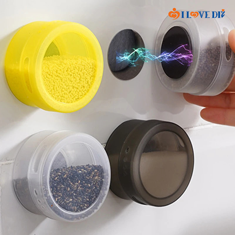 Multi-purpose Ingredient Storage Box - Magnetic Seasoning Box with Lid ...