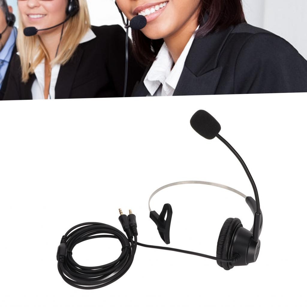Iuxishop PC Business Headset Adjustable Headband Professional HD ...