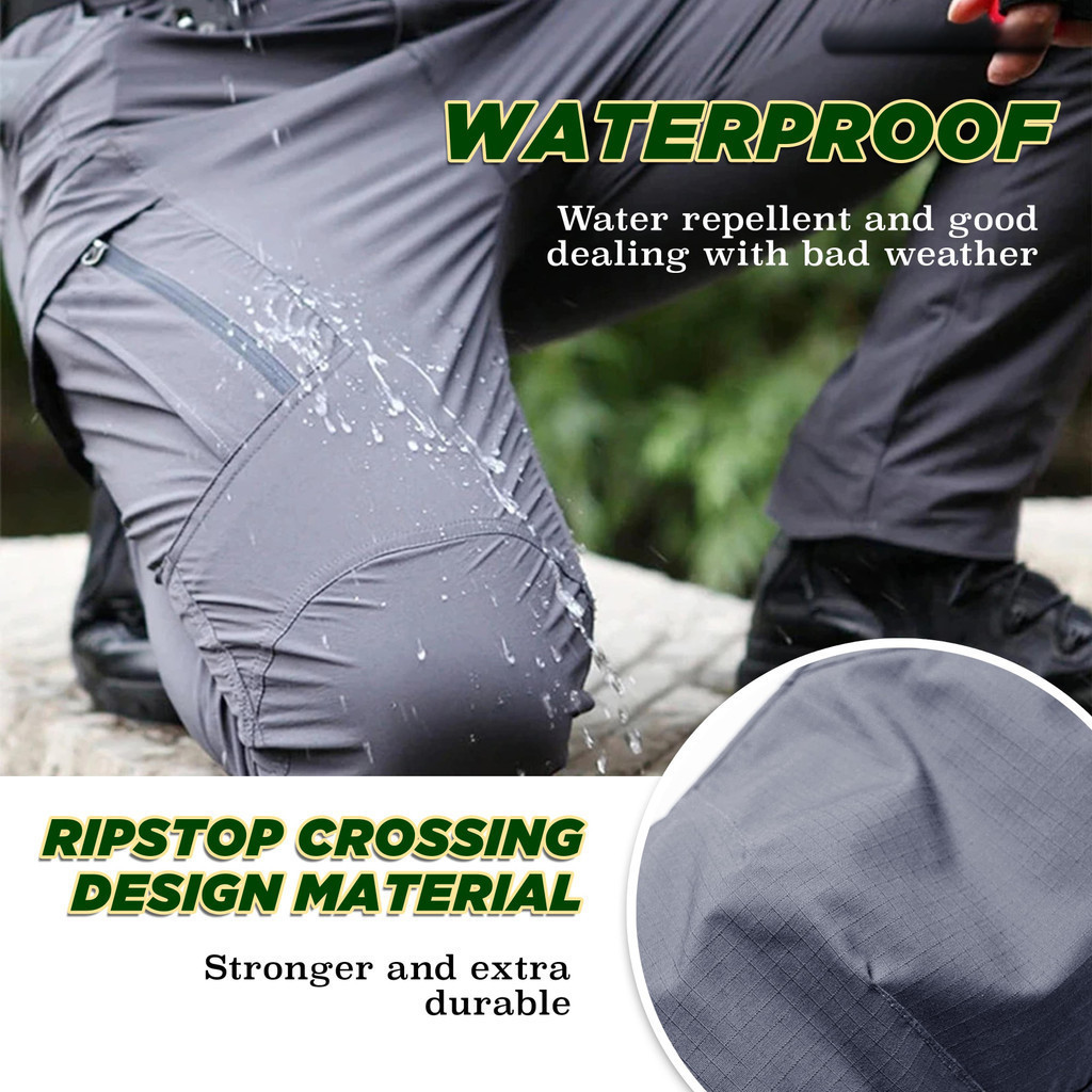 【COD】Men's Tactical Pants X9 Waterproof Ripstop Overalls Men's Pants ...