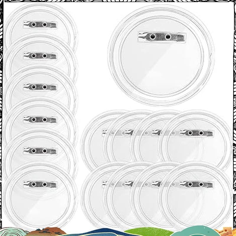 Set of Acrylic Button Pins DIY Handmade Buttons Pins Make Your Own ...
