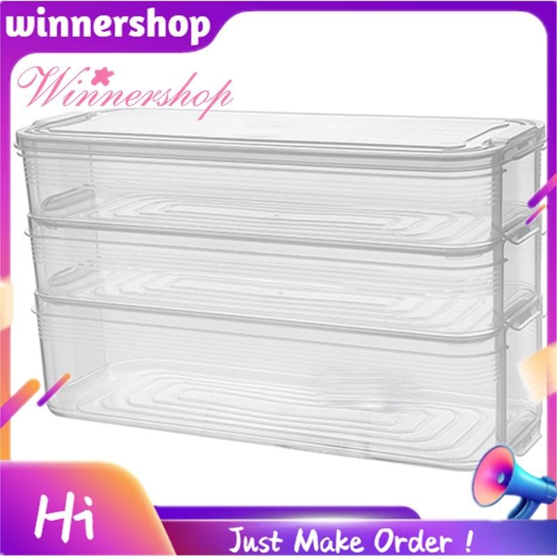 Refrigerator Organizer Stackable Container Refrigerator Food Storage ...