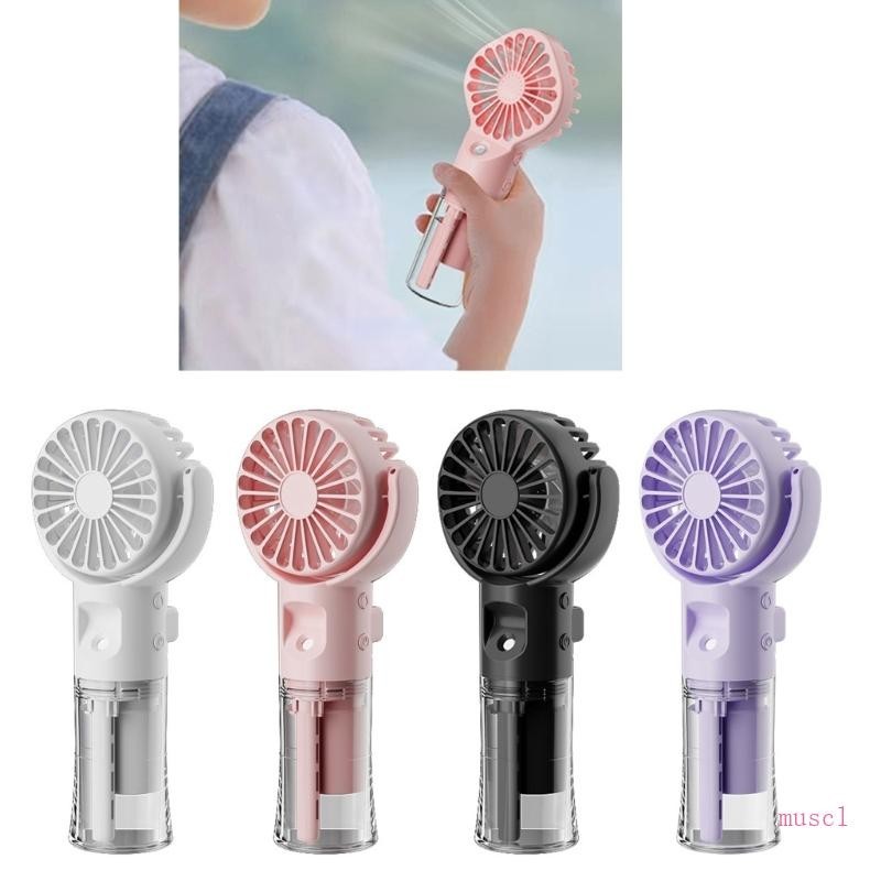 musc Handheld Misting Fan Rechargeable Mister Fan Water Misting Fan ...