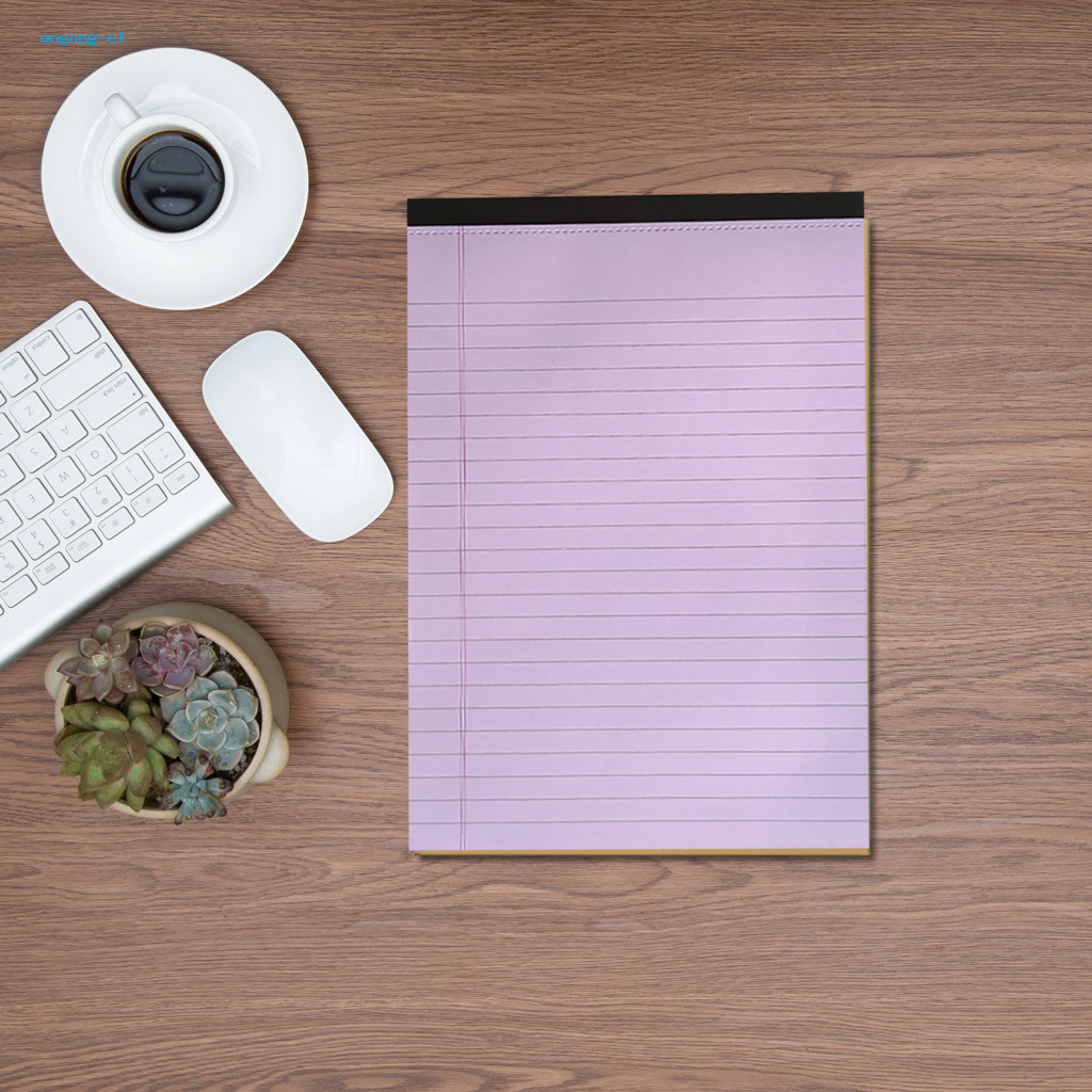 ongong Writing Pad Variety Pack Color Notepad Set Colorful Lined Paper ...