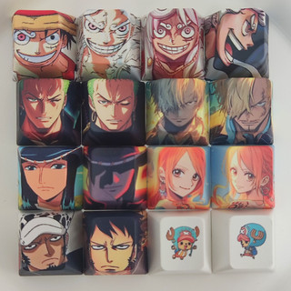 4pcs One Piece Keycaps Cherry R4 PBT Dye Sublimation Mechanical ...
