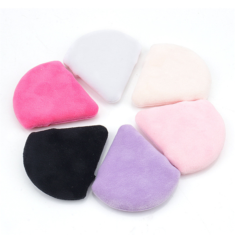 1 Pcs Beauty Cushion Powder Puff Makeup Setting Dead-End Flocking Heart ...