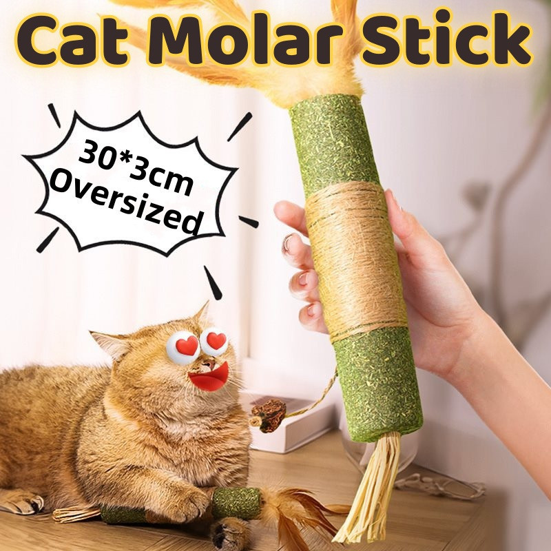 Oversized Catnip Stick Cat Molar Stick Pet Clean Teeth Chewe Toy Cat ...