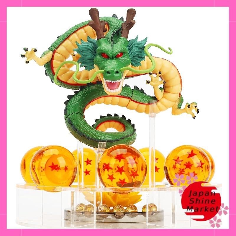 SOONALL Resin Animation Shenron Figure Set Esferas del Dragon + Meter ...