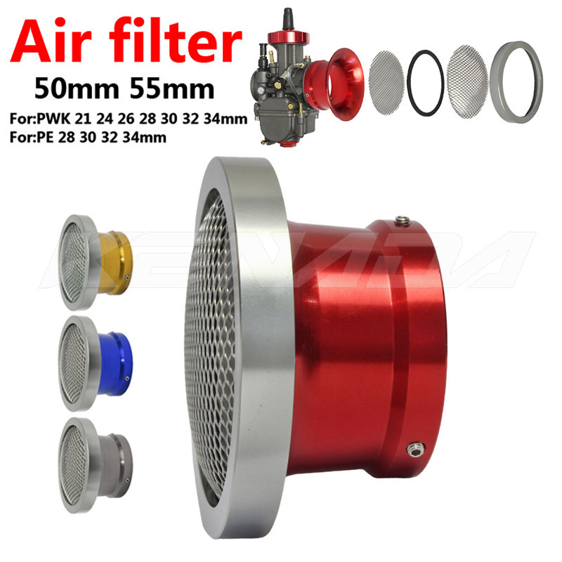 Motorcycle Air Filter Wind Horn Cup Velocity Stack for Motorcycle Mesh ...