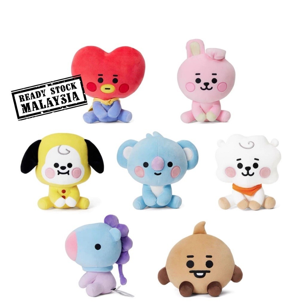 BTS BT21 Kpop Merch BangTan Minini Plushie Plush Toy Keyring Stuffed Doll Keychain G5IQ | Shopee ...