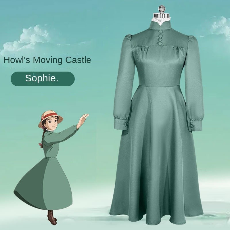 Hal's Moving Castle cos Costume Sophie cosplay cosplay Costume Full Set ...