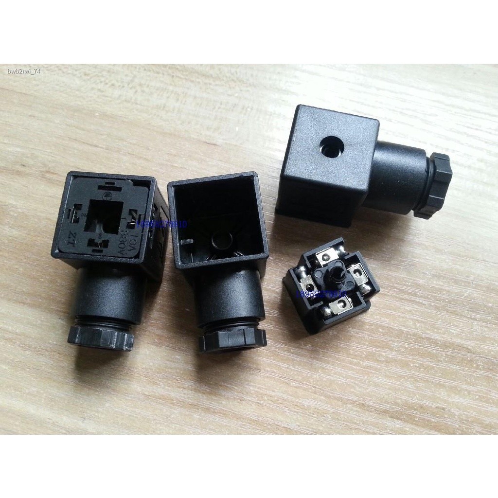 COD/Black Hydraulic Solenoid Valve Plug Solenoid Junction Box Universal ...