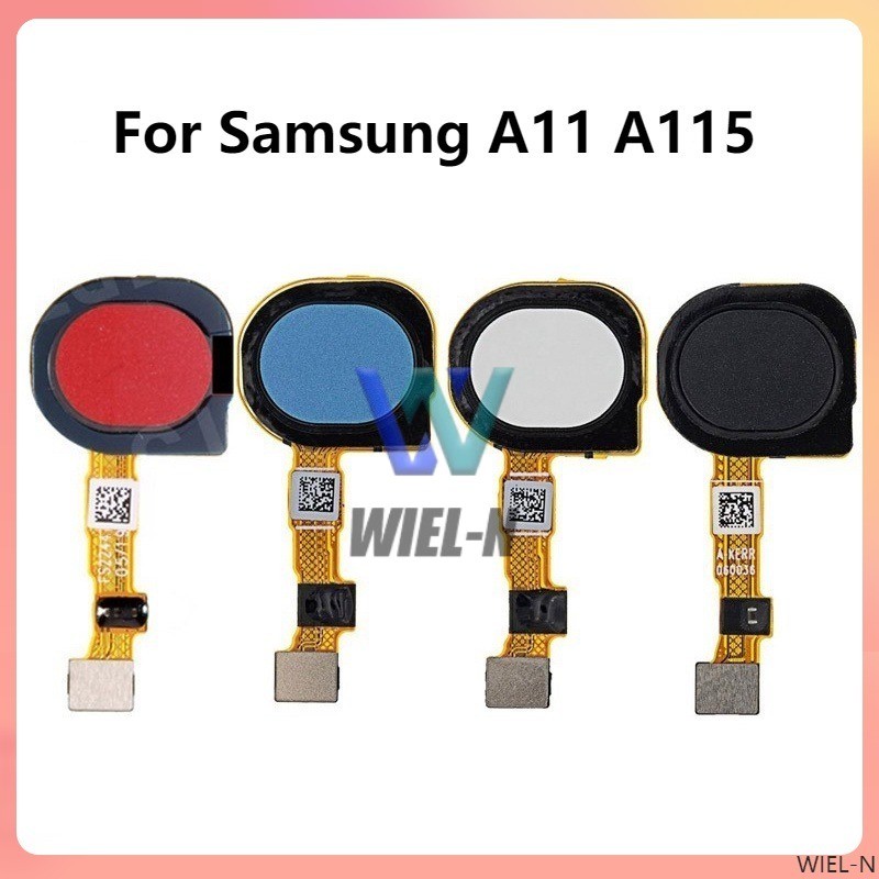 For Samsung A11 Fingerprint Sensor Home Back Key Menu Power Button ...