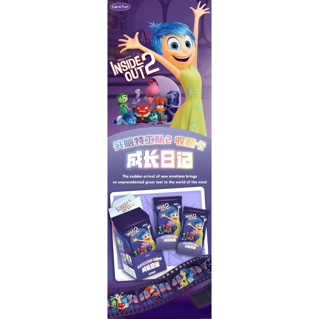 Inside Out 2 Blind Box Cards Booster Box Anime Tcg Ccg Collectable Gift ...