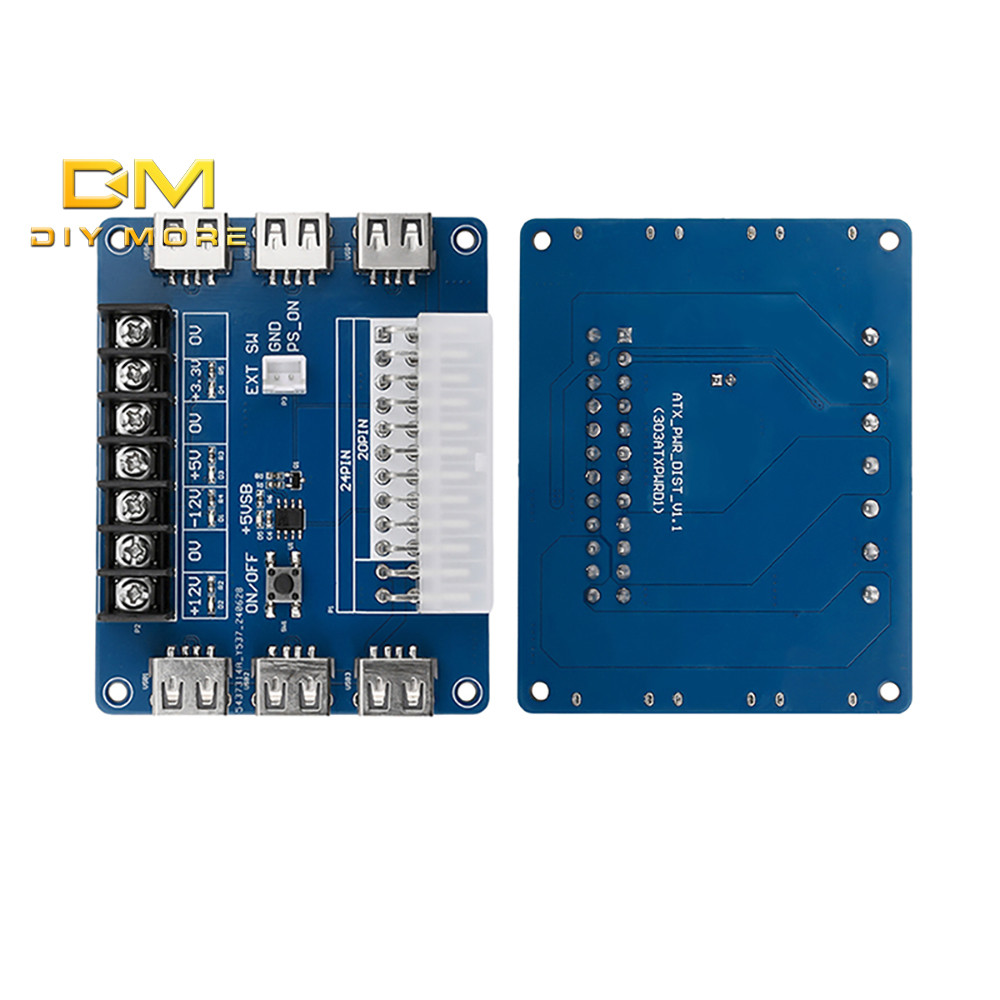 DIYMORE ATX Power Adapter Board Power Pickup Board Power Module USB ...