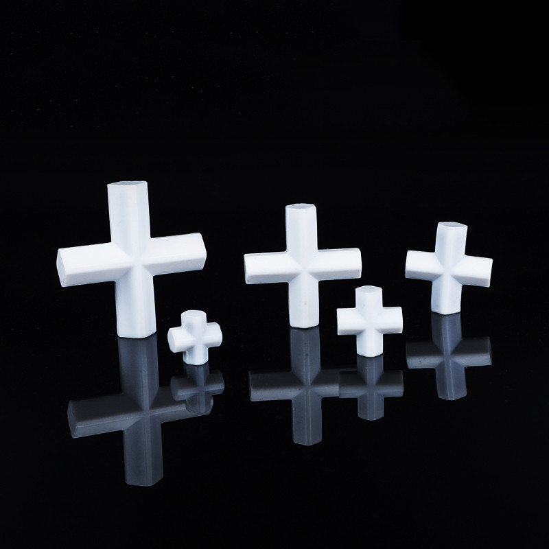 PTFE Magnetic Stirrer Stir Bar Magneton Stirring Rod Mixer White Cross ...