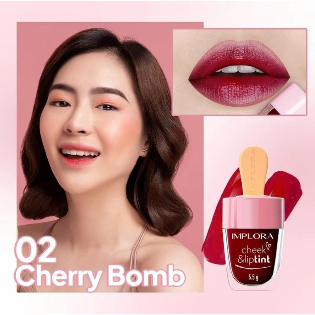 Implora Cheek And Lip Tint Contents 8pcs - 100% Original Liptin With ...
