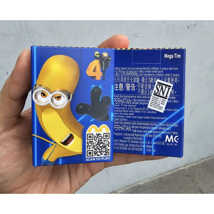[ORIGINAL Boss} MEGA Team Minion Happy Meal McD 2024 Despicable Me 4 ...