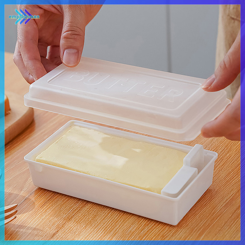 EPMN> Transparent With Cover Butter Plates With Cutter Slicer Fresh ...