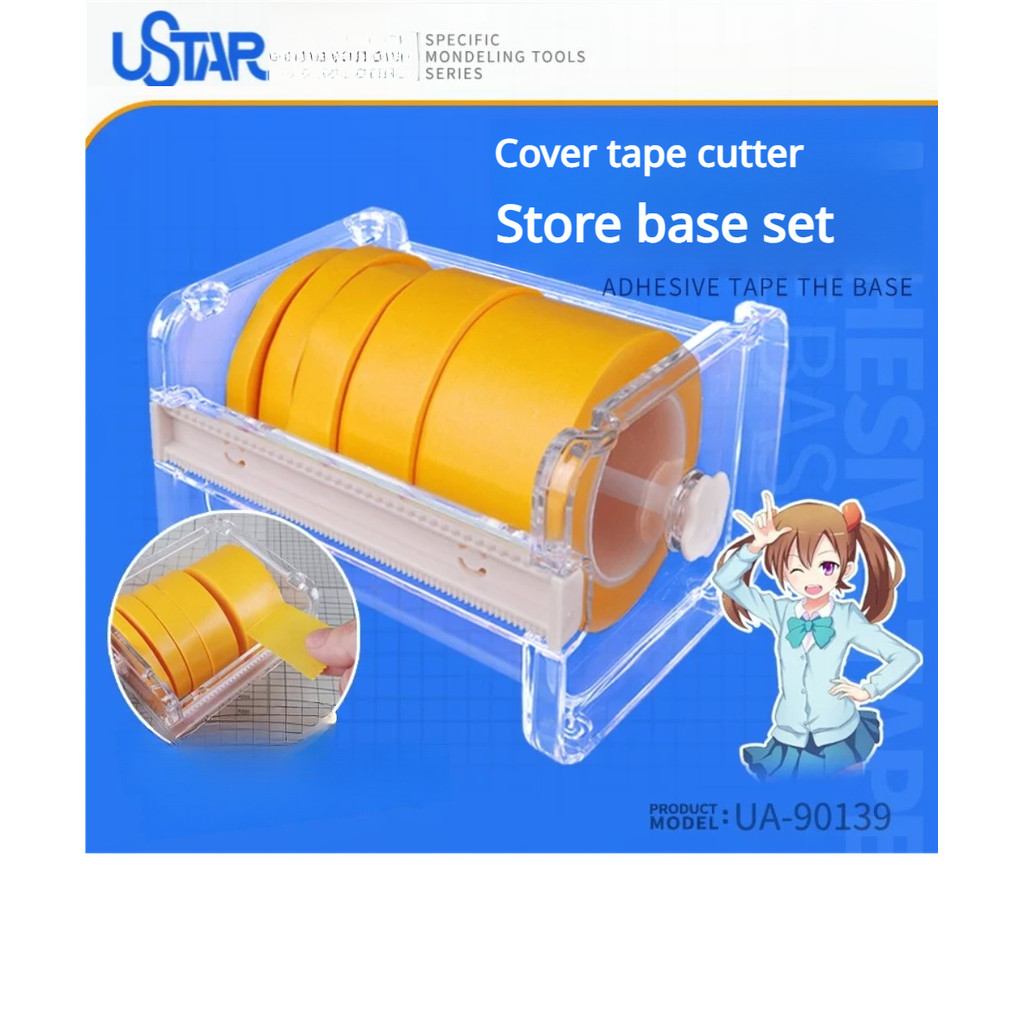Ustar Masking Tape with Dispenser 5 Rolls 6/9/12/18/30mm Cover Tapes ...
