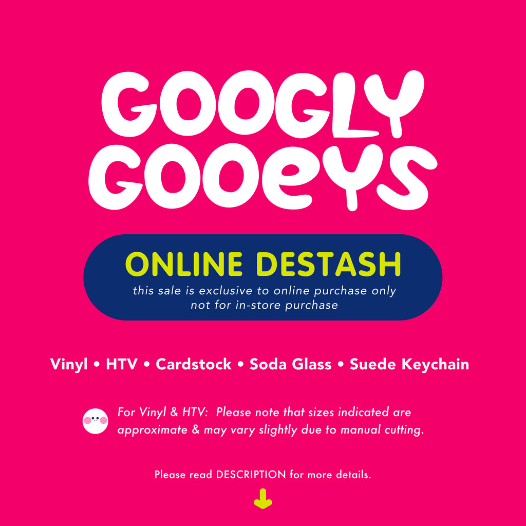 Googly Gooeys Online Destash | Vinyl Stickers, HTV, Paper, Crafting | Shopee Philippines