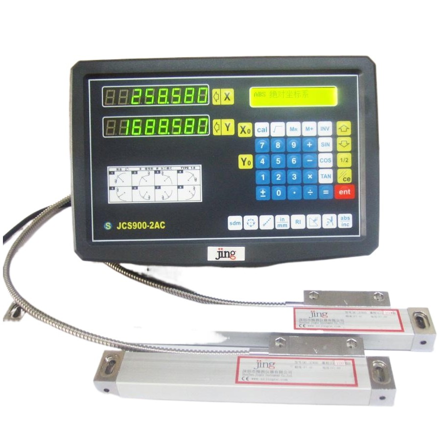 Grating ruler digital display table milling machine grating electronic ...