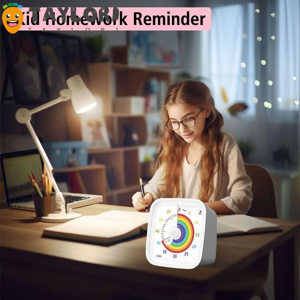 TAYLOR1 Rainbow Visual Timer, Silent Time Reminder Countdown Timer ...