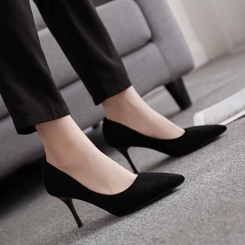 High Heels Women Stiletto Heels 2025 New Interview Work Shoes Etiquette ...