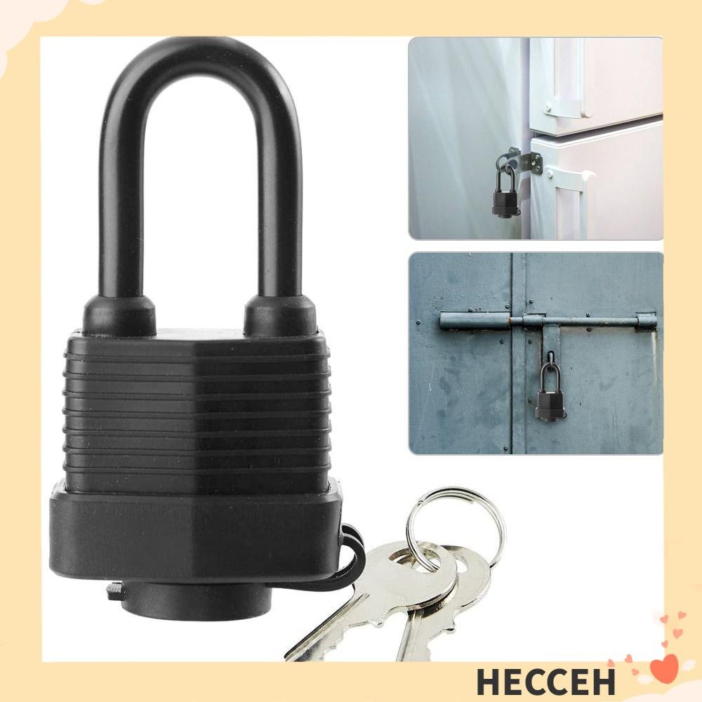 HECCEH Waterproof Lock, Rubber Keyed Alike Padlocks, Heavy-duty Plastic ...