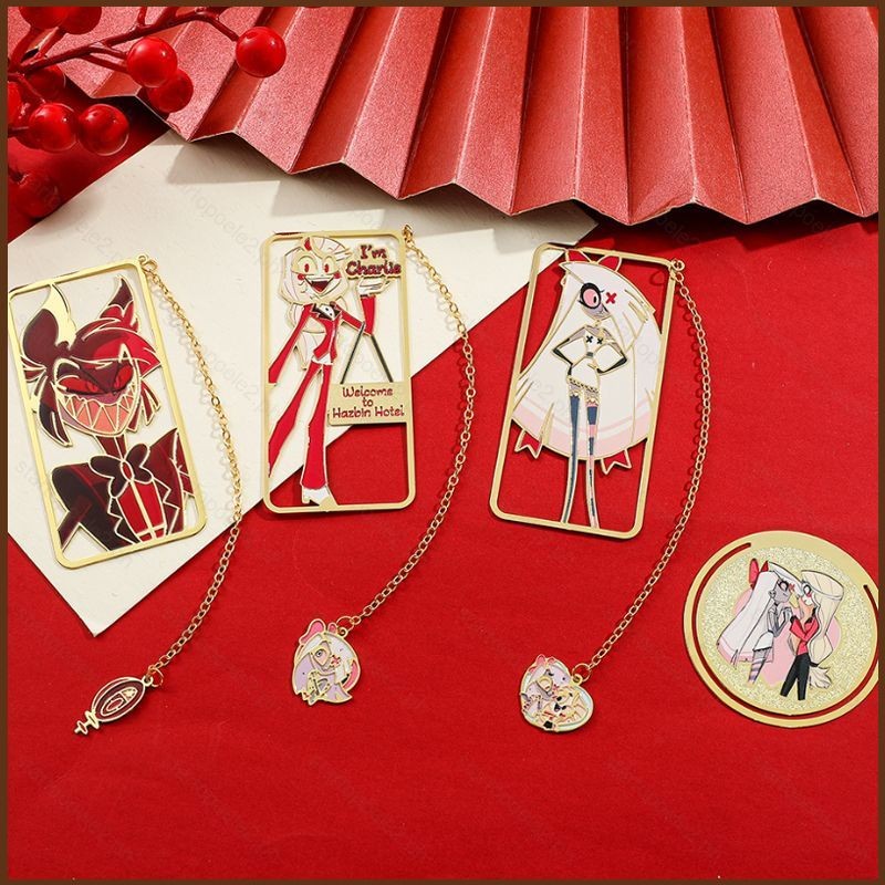 Kira Hazbin Hotel Anime peripheral Bookmark Cartoon Character Bookmark ...