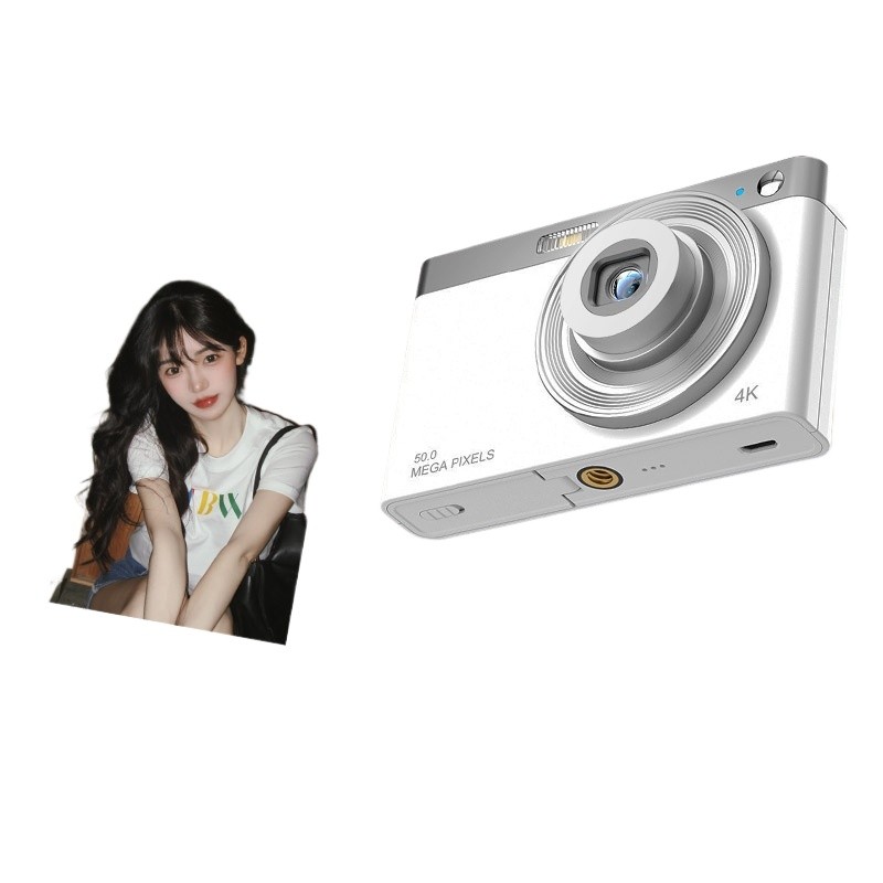 Canon ccd digital camera student entry hd travel camera women's retro ...