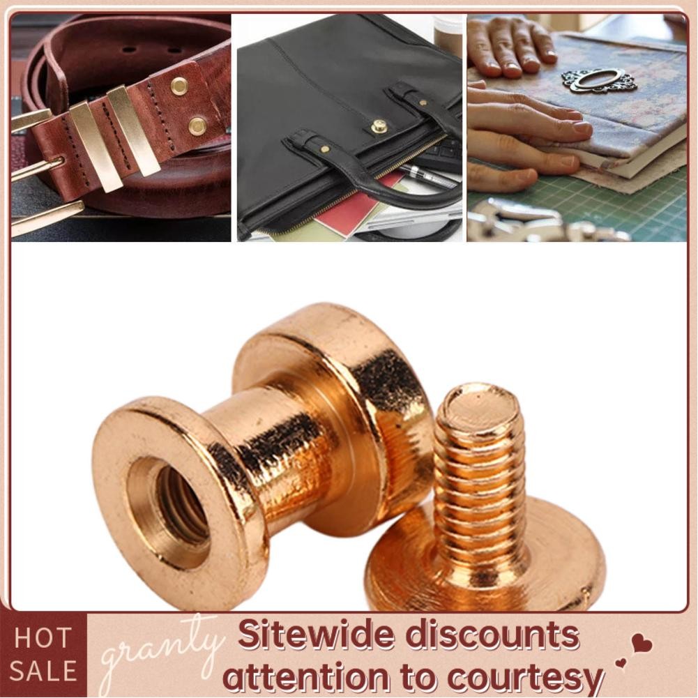 Granty Flat Head Rivets DIY Book Binding Screw for Clothing | Shopee ...