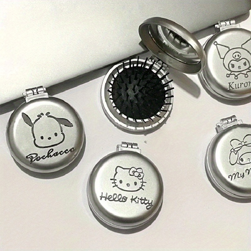 Kuromi Mini Air Cushion Comb Cartoon Cute Massage Comb Portable na ...