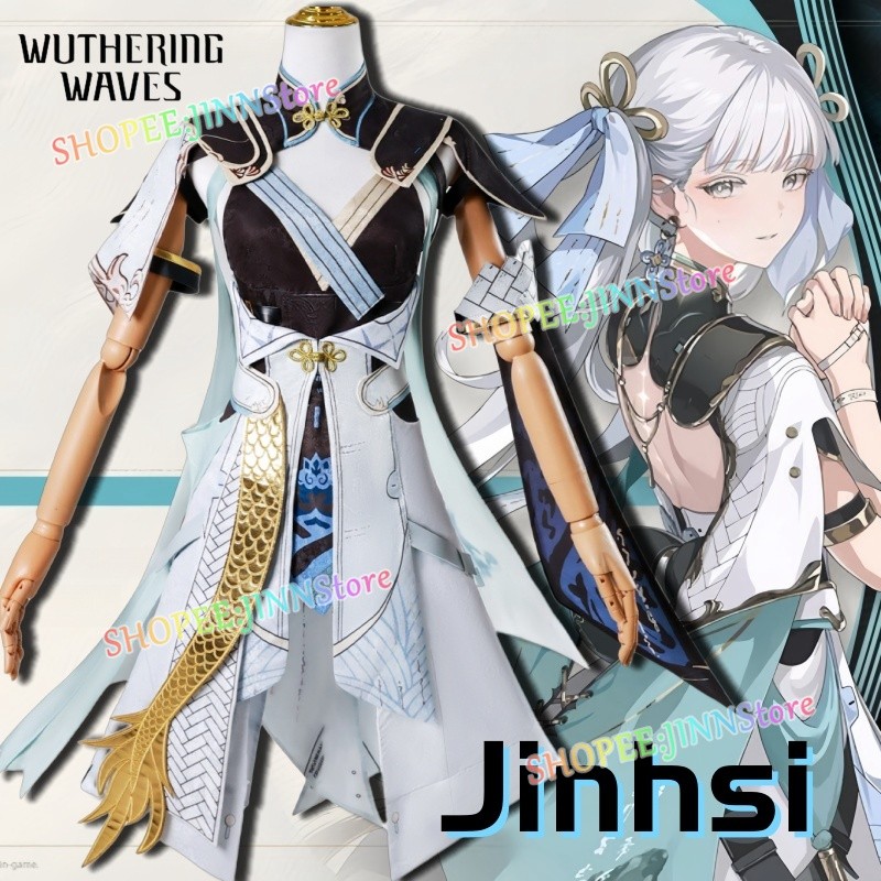 - JINN - XS-3XL JINHSI Cosplay Costume WUTHERING WAVES Thawborn Renewal ...